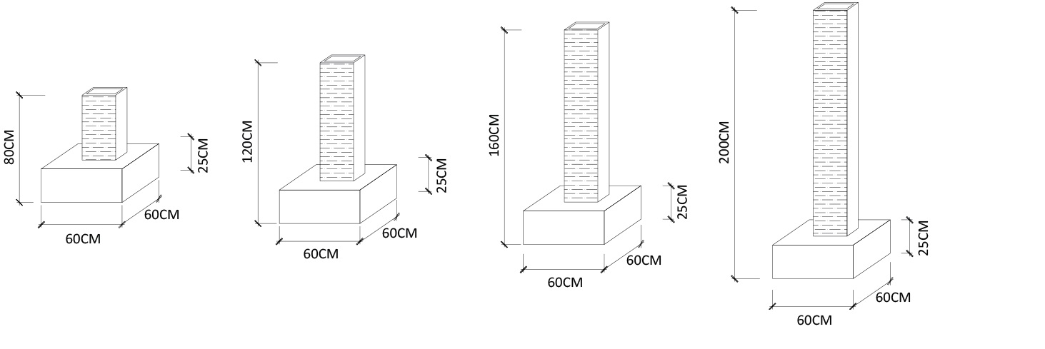 Square Grind Columns